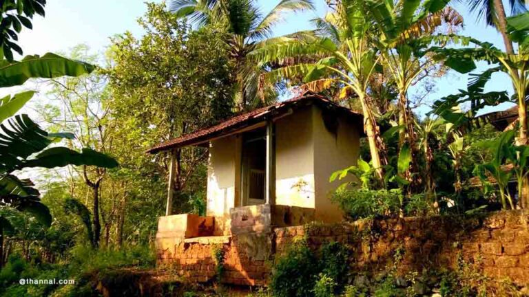 Traditional Flat earthen roof using Eeta leaves