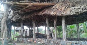 Marking on Earth for cob foundation