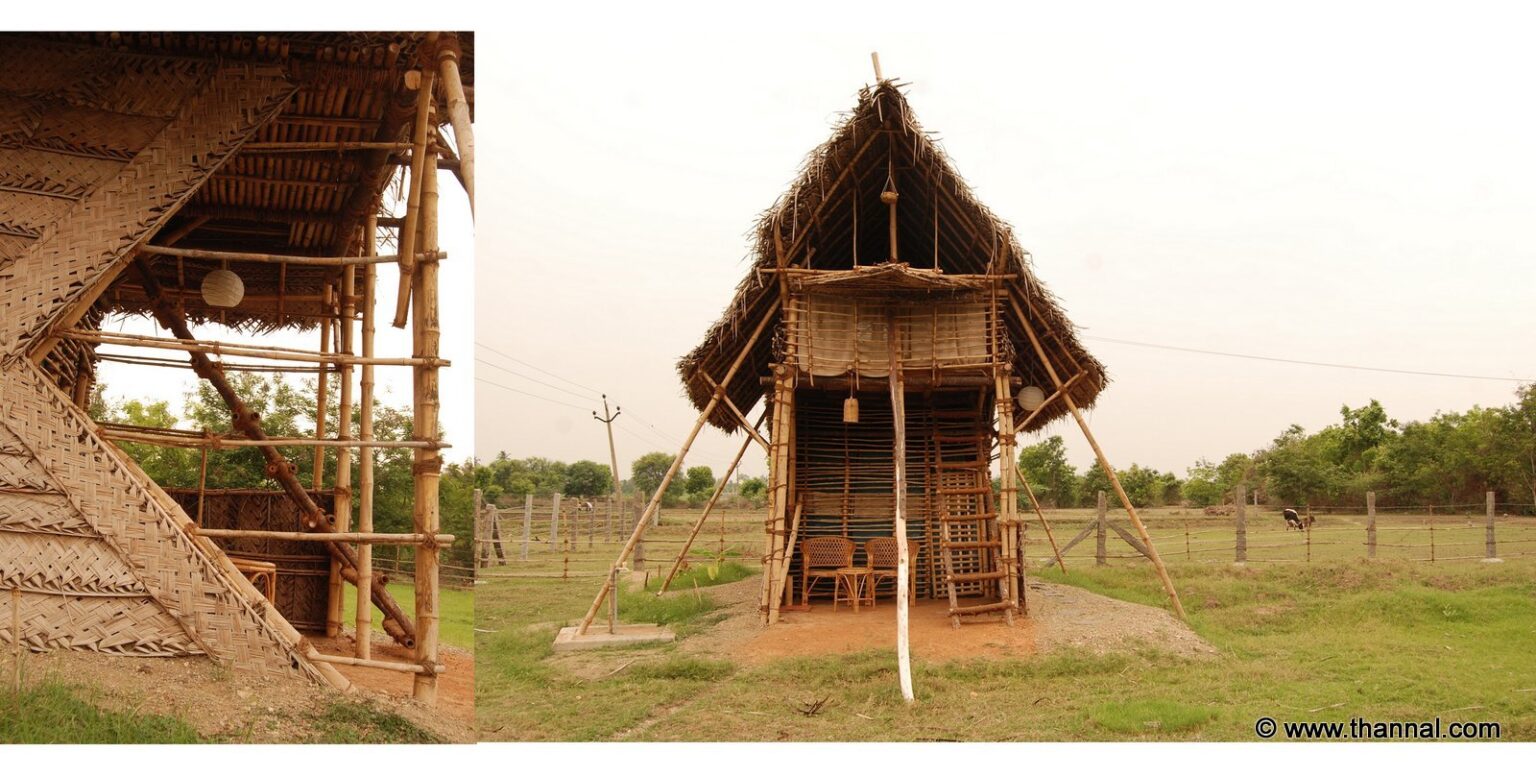 Finishing using coconut leaf